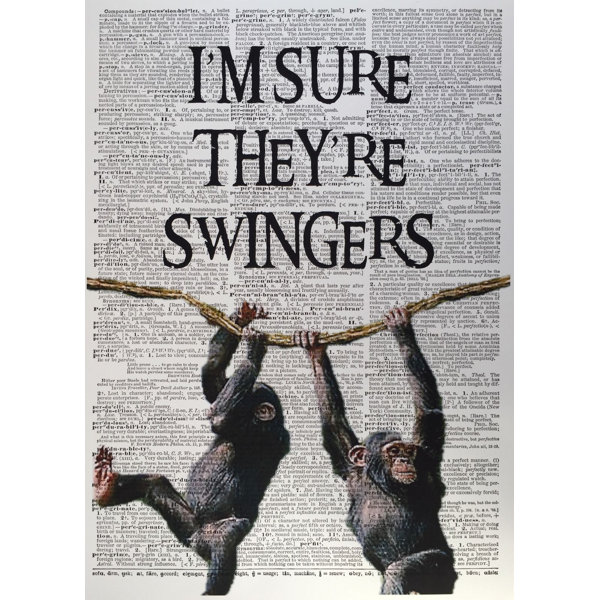 Happy Larry A3 Monkey Print Dictionary Print - Humour Wall Art- Animal ...