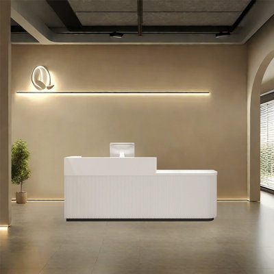 Artistic Soul XKX Premium Furniture Rectangular Modern Front Desk ...