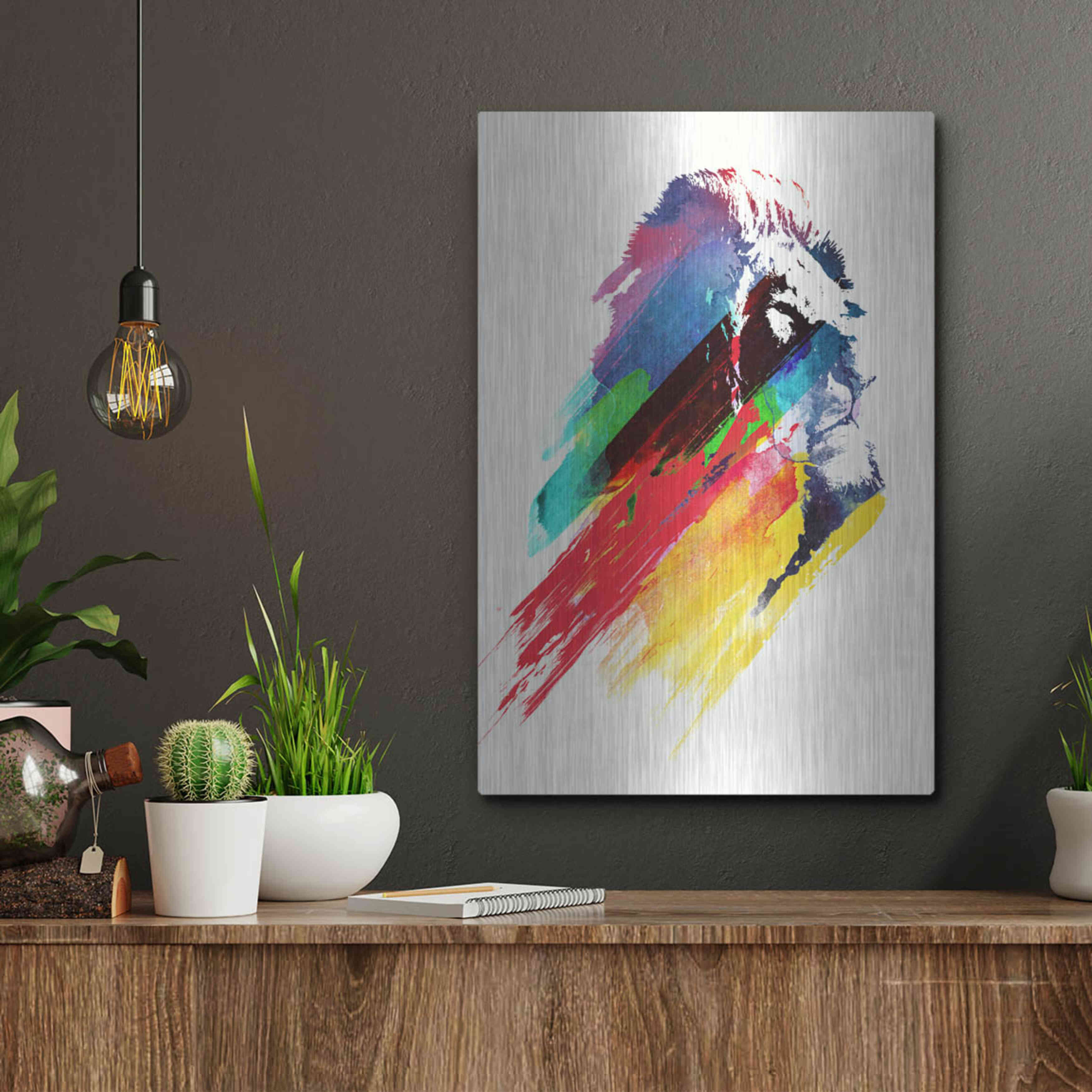 Latitude Run® 'Our Hero' by Robert Farkas, Metal Wall Art, 16"x24 ...