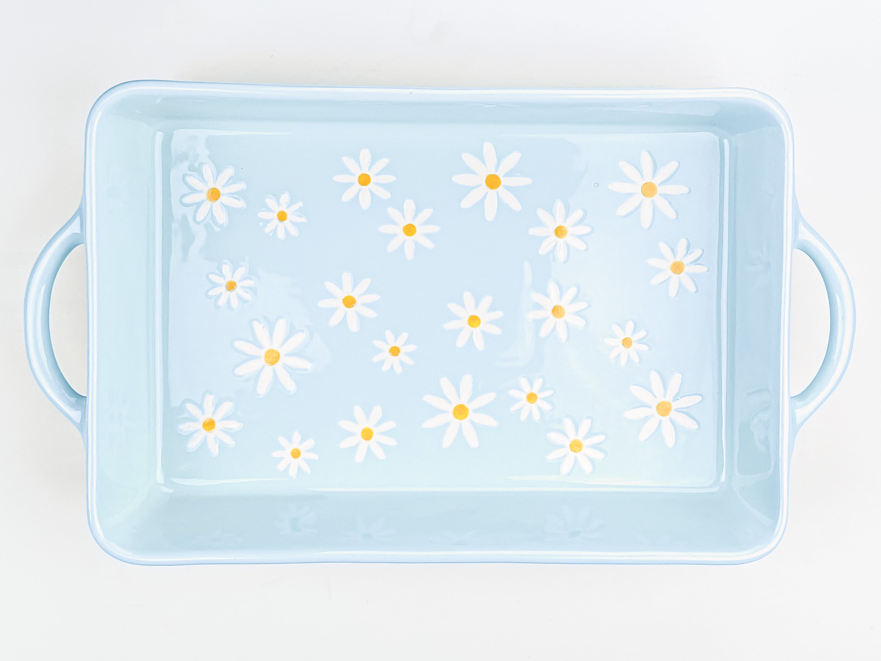 Ten Strawberry Street 10 Strawberry Street Daisy Polka Dot Rectangular ...