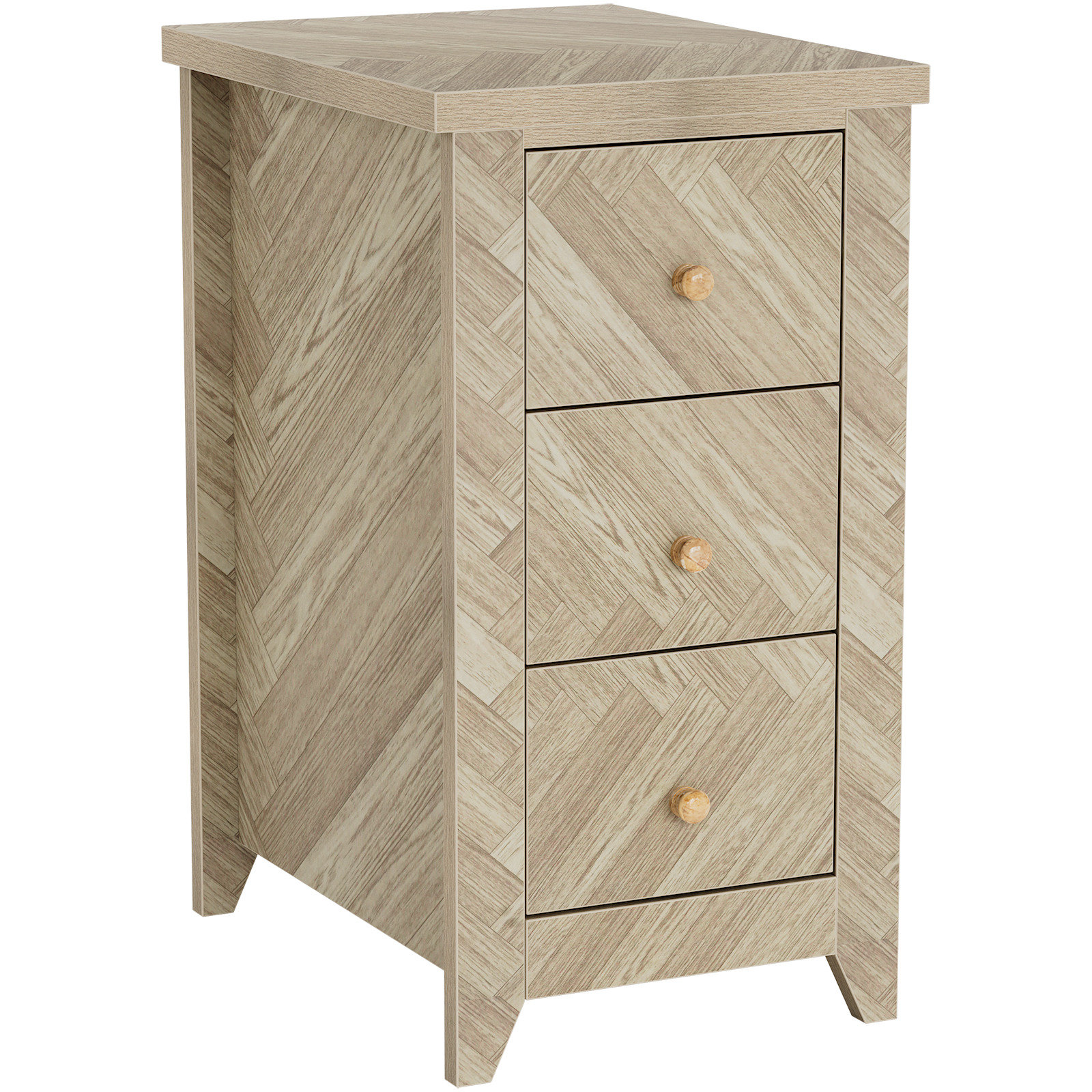 Union Rustic Laquania 3 - Drawer End Table with storage | Wayfair