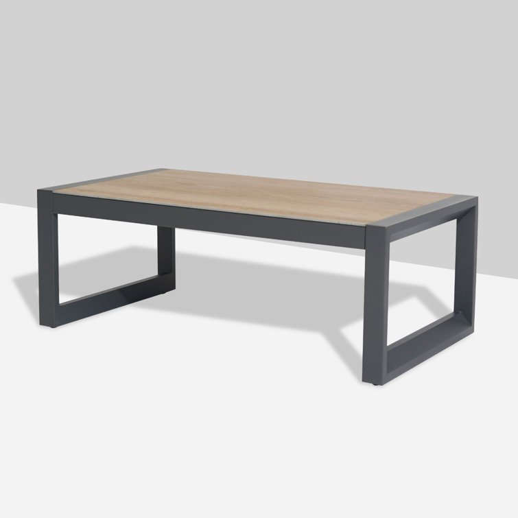 Hongzheng Rectangular Outdoor Coffee Table & Reviews | Wayfair