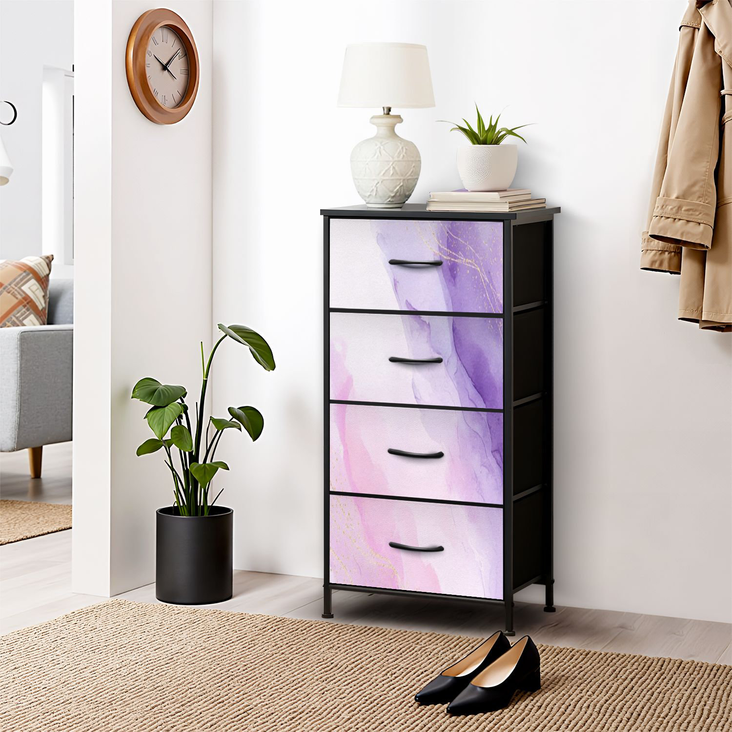 Latitude Run® Dresser for Bedroom Dresser for Closet Abstract two ...