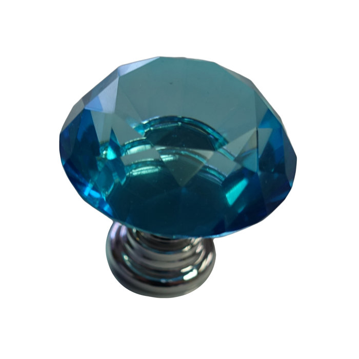 Beauty Acrylic Oversized 1 3/4" Length Geometric Knob & Reviews | Wayfair
