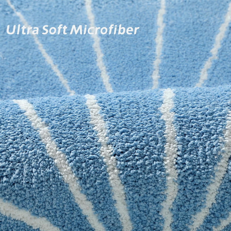 Beachcrest Home™ Ocean Decor Shell Bath Mat | Wayfair