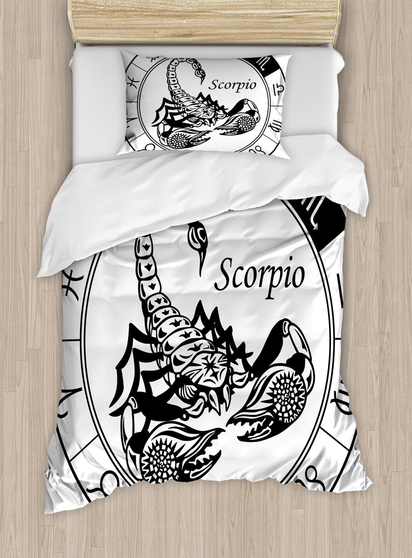 Ambesonne Zodiac Astrology Element Scorpio Ecliptic Path of Sun across ...