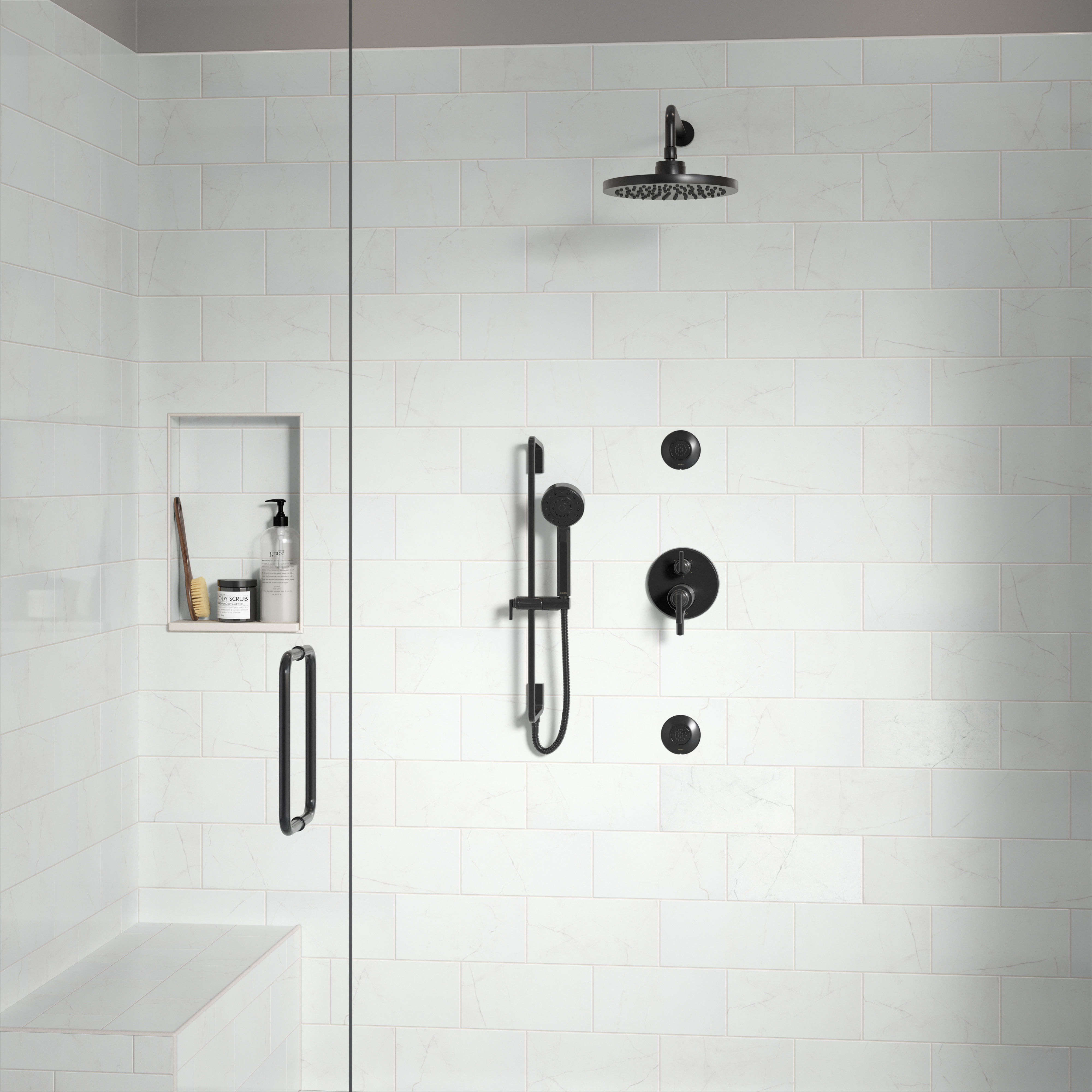 Emser Tile Sterlina Henna 6 in. x 12 in. Polished Porcelain Floor and ...