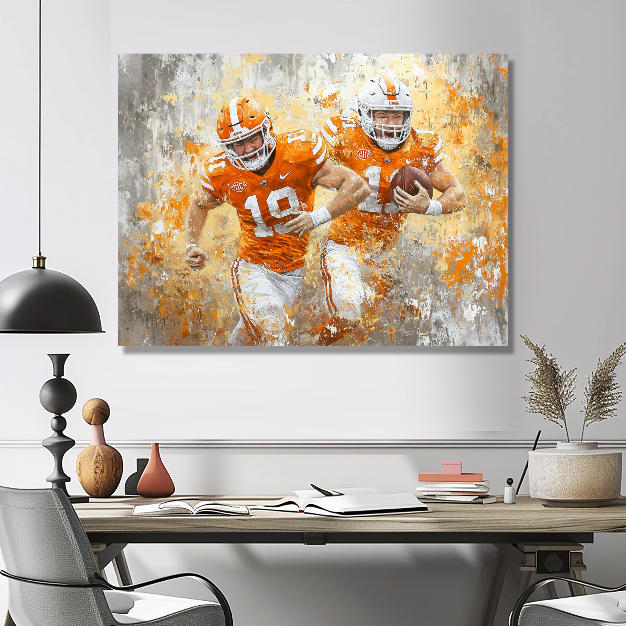 Red Barrel Studio® Football Touchdown Dance II - Football Wall Décor ...