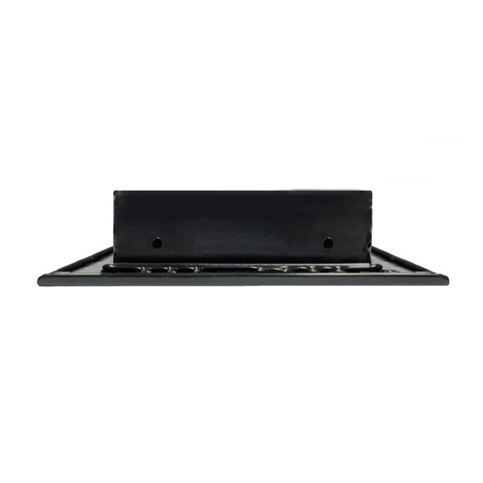 Texas Buildmart BUILDMART - 10x6 Black Modern AC Vent Cover - Standard ...