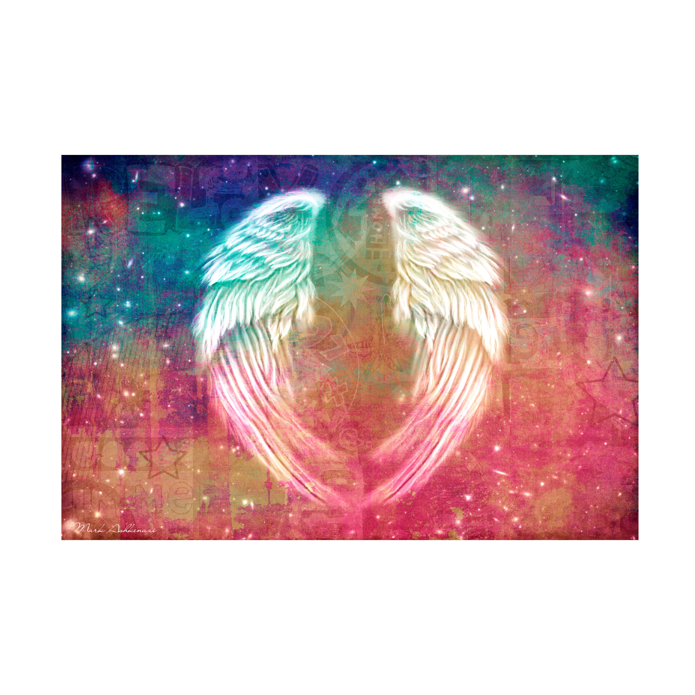 Winston Porter Angel Wings On Canvas by Mark Ashkenazi Print - Wayfair ...