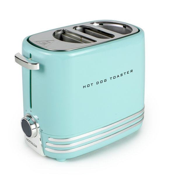 Nostalgia Electrics Pop-up 2 Hot Dog And Bun Toaster With Mini Tongs ...