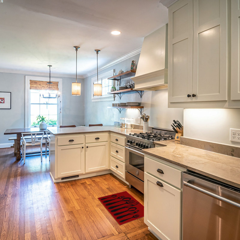 Evideco Luxurious Comfort Chef Kitchen Mat, Cutlery Design, Low-Profile ...