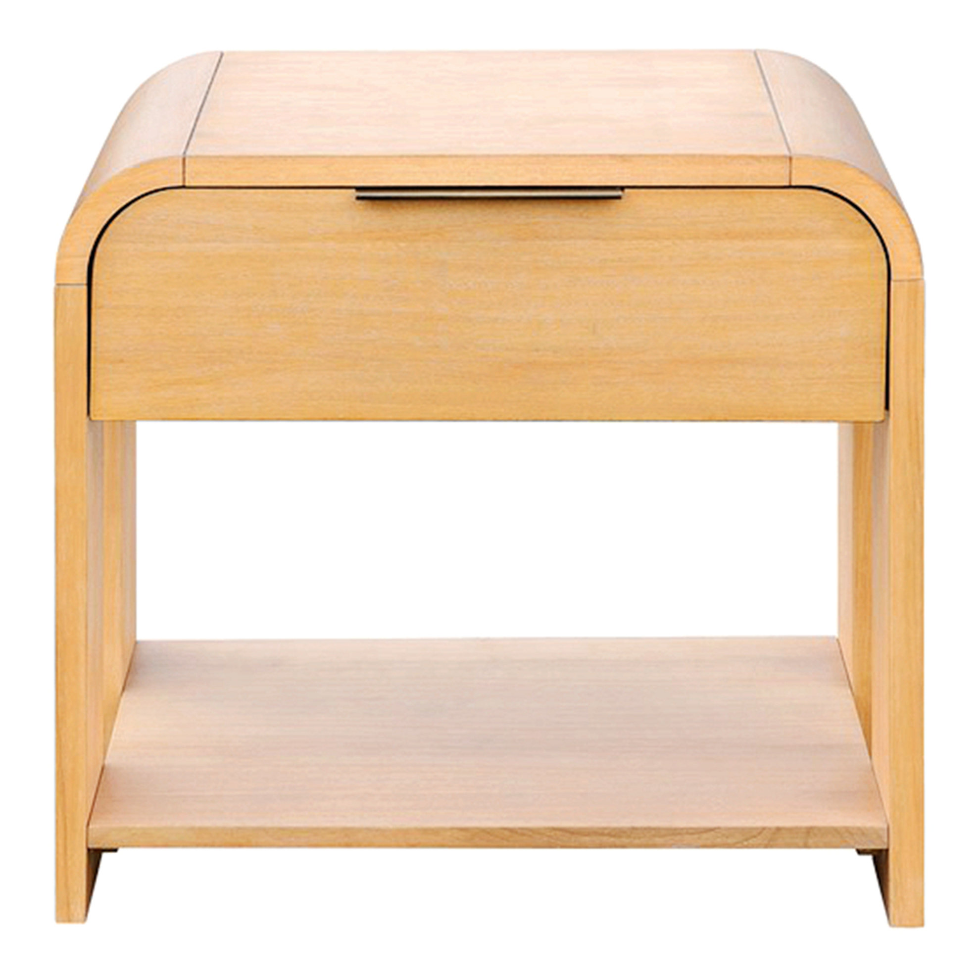 Hokku Designs Modern One Drawer Waterfall Nightstand - Wayfair Canada