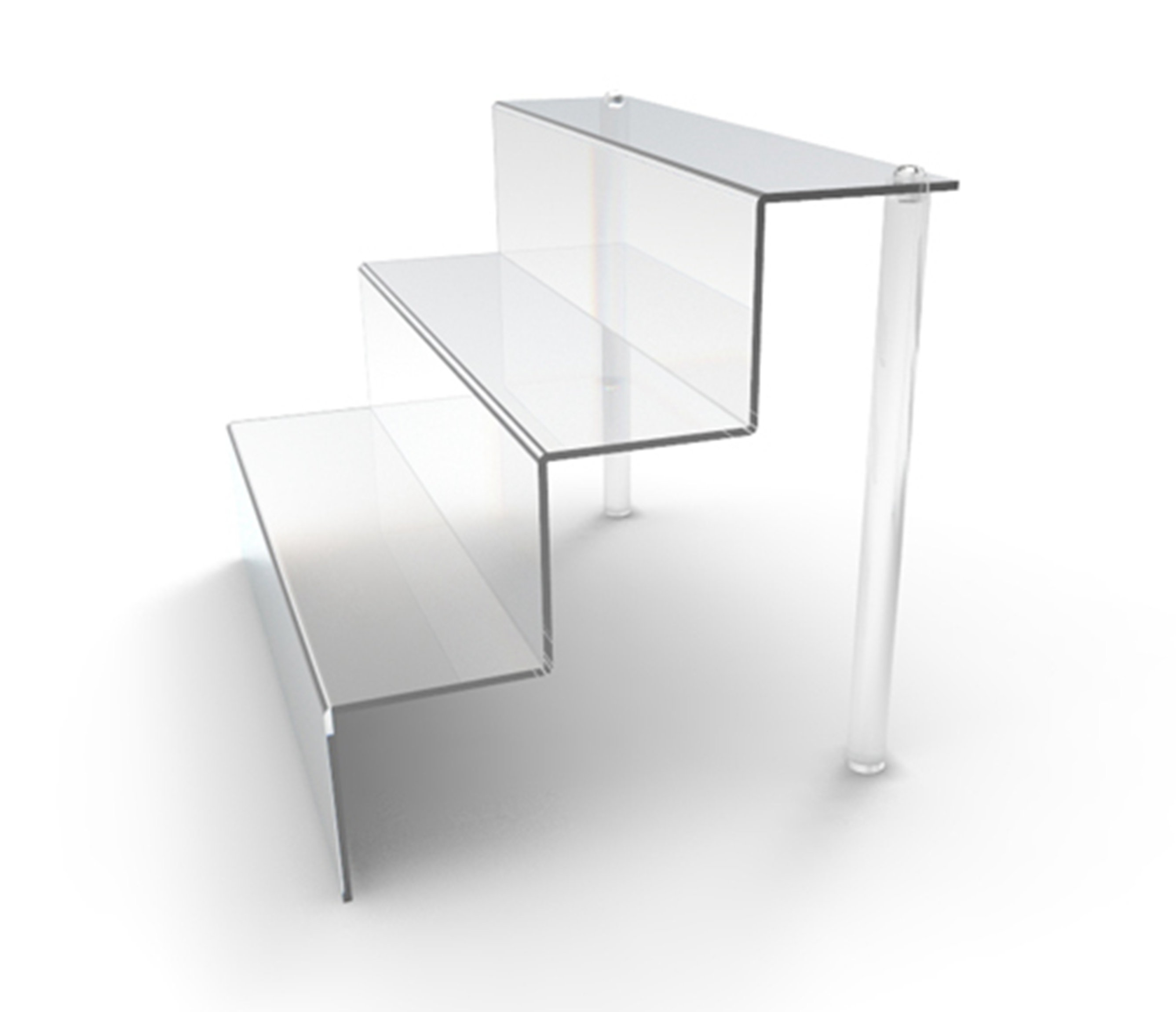 Wrought Studio™ Acrylic Risers Three-Tier Acrylic Step Display Jewelery ...
