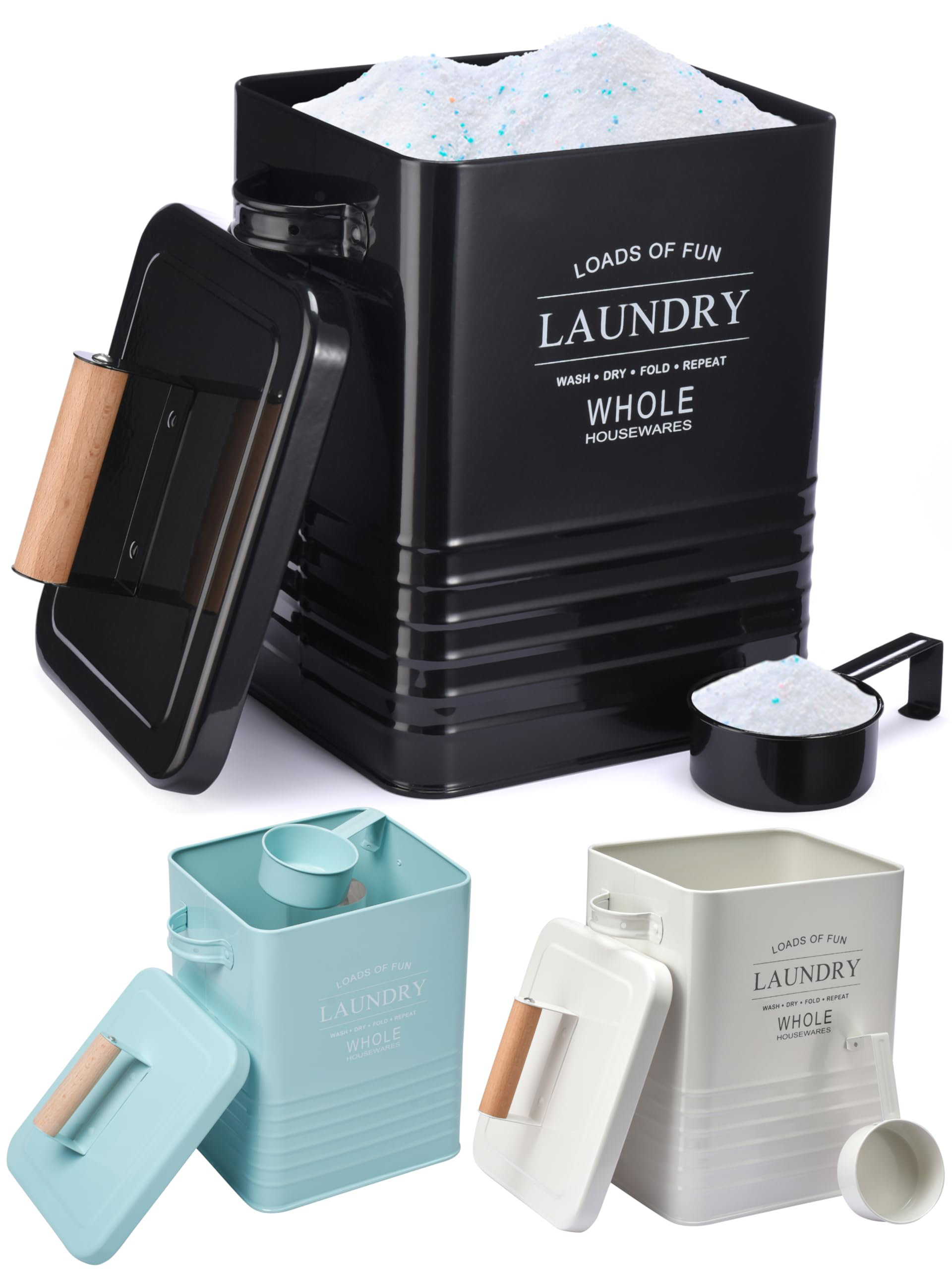 ACTIVE DOOR & WINDOW Tin Farmhouse Metal Laundry Detergent Soap ...