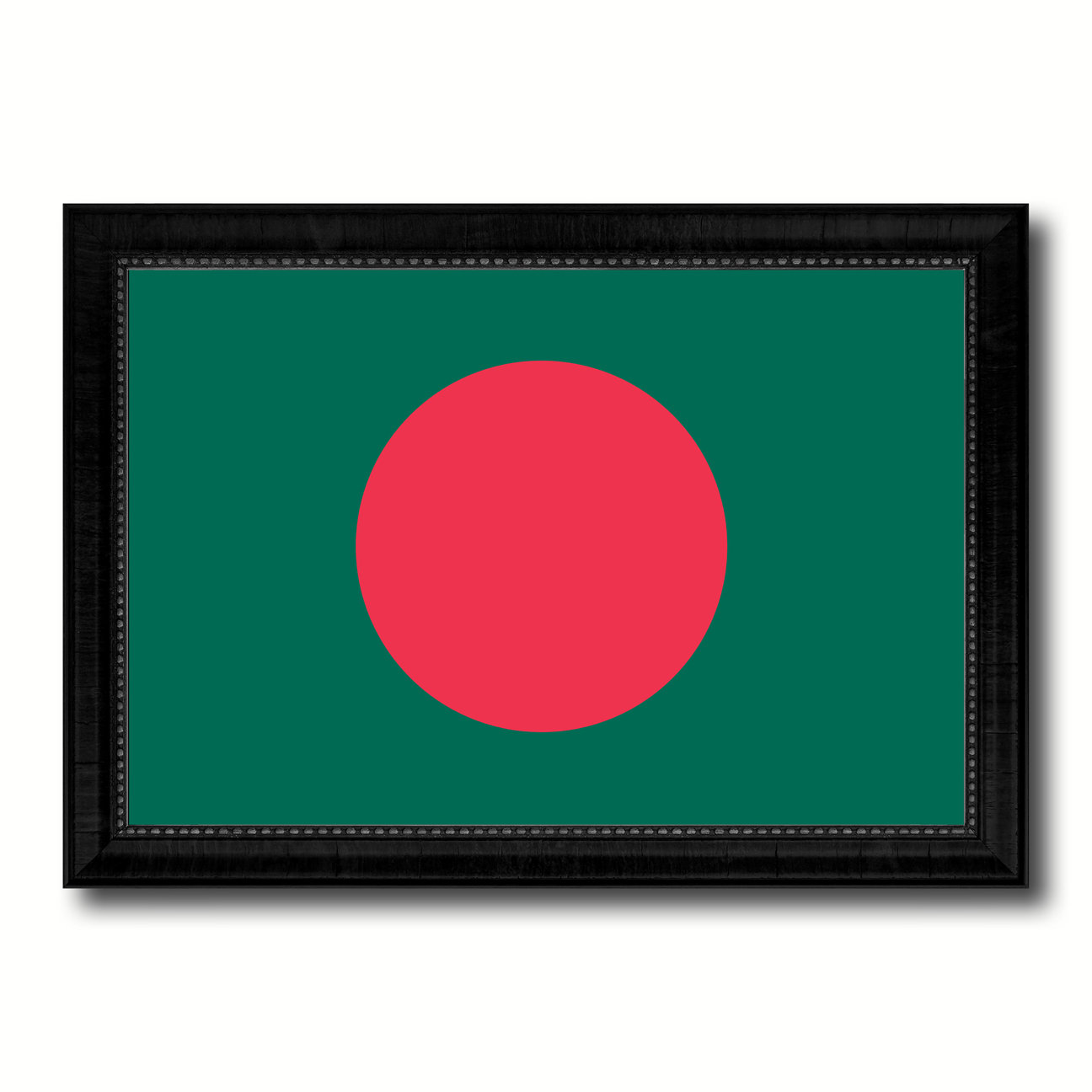 Spot Color Art 'Bangladesh Country Flag' Framed Print on Canvas ...