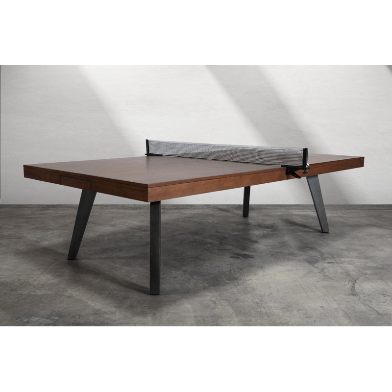Plank & Hide Harper Table Tennis Table with Storage Drawer | Wayfair