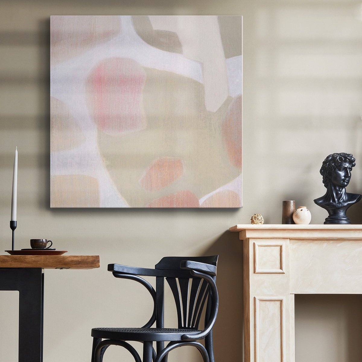 Wrought Studio™ Blush Rock I-Premium Gallery Wrapped Canvas - Ready to ...