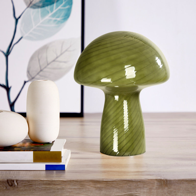Wrought Studio™ Keaten Glass Novelty Lamp & Reviews | Wayfair