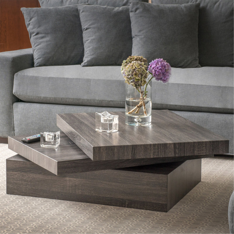 Hokku Designs MODERNESQUE ROTATING COFFEE TABLE 1 | Wayfair