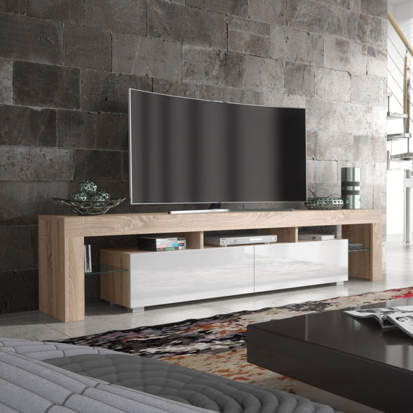 Metro Lane 200cm Danialah Tv Unit - Cabinet Stand With Storage & High ...