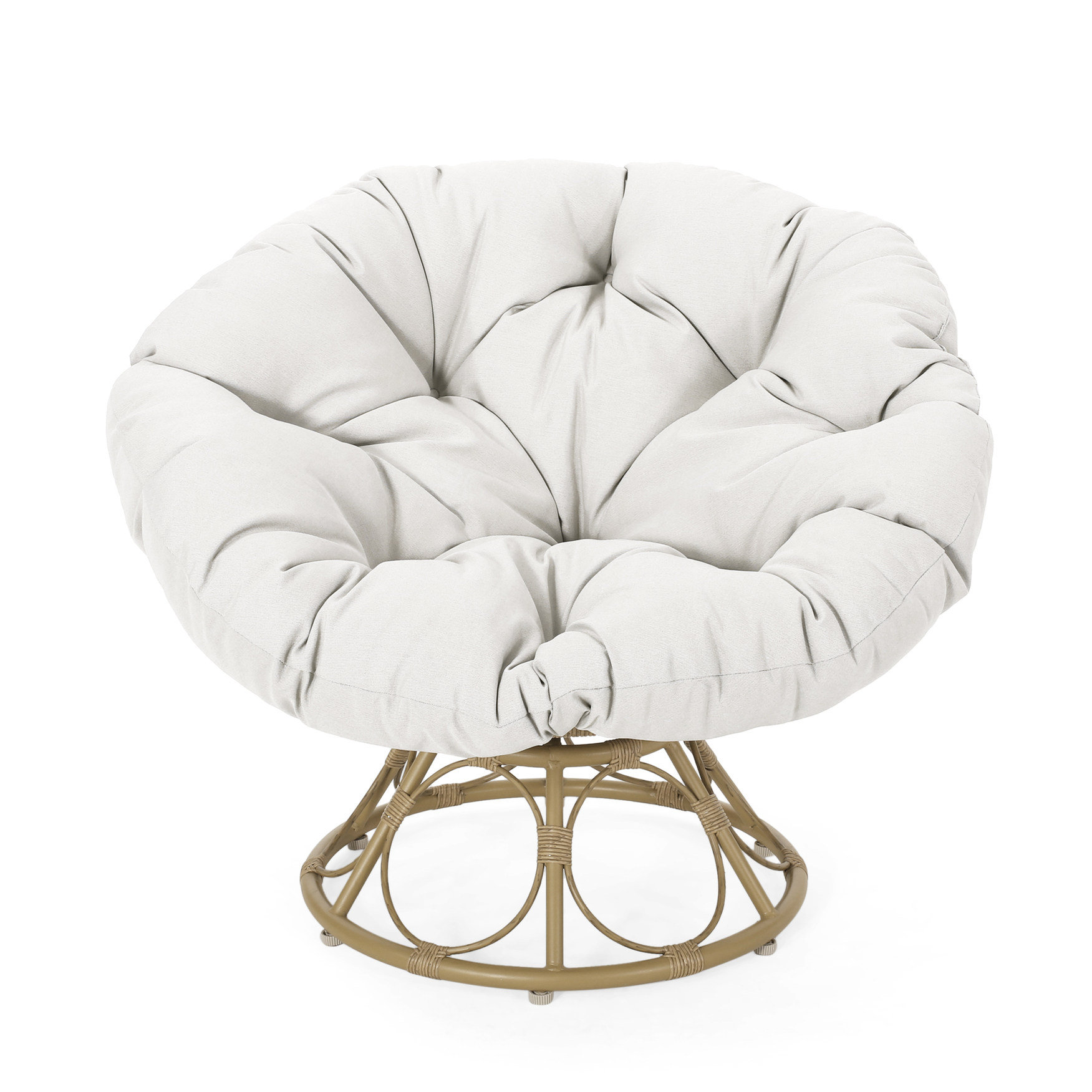 Dakota Fields Chair - Relaxing Patio Seat With Cushion And Faux Frame ...