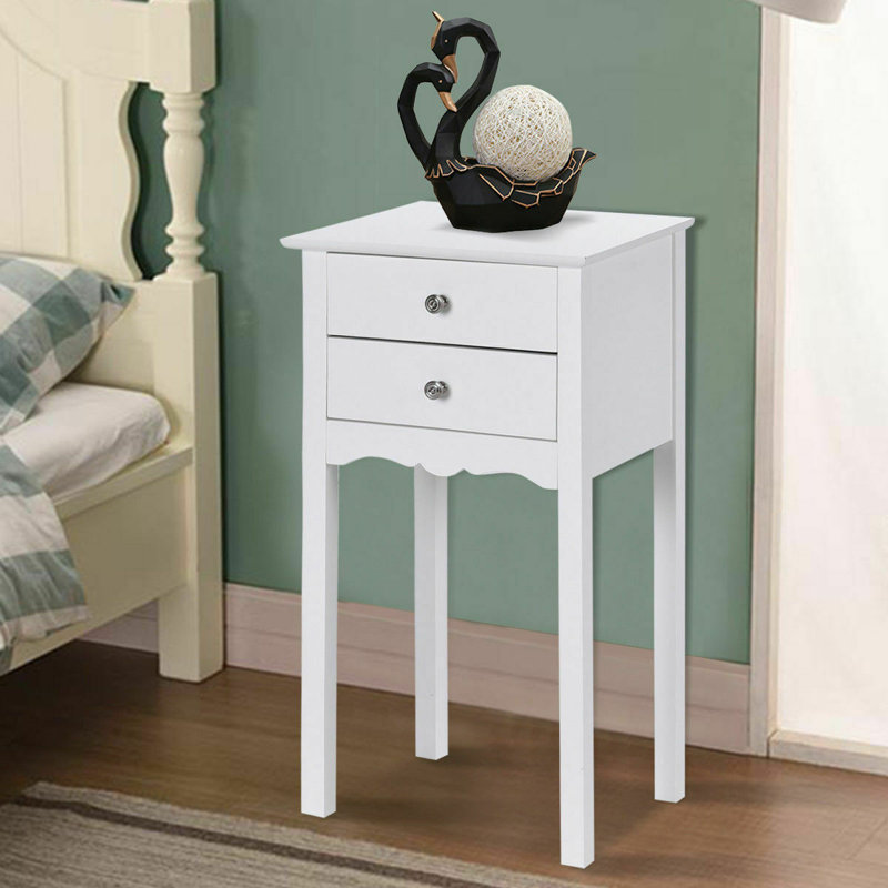 August Grove® Volz Manufactured Wood Nightstand & Reviews | Wayfair