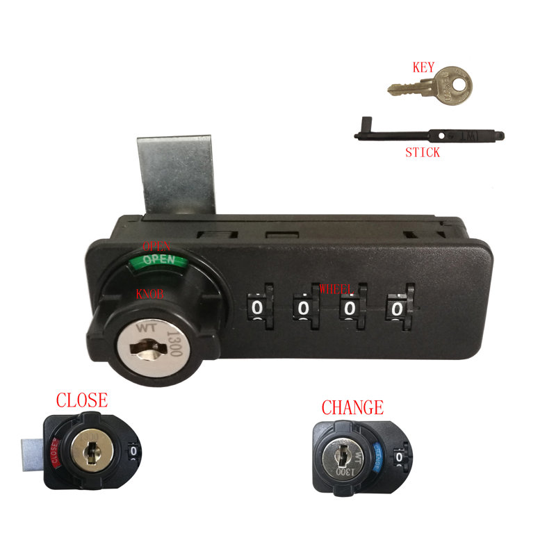 FixtureDisplays Combination Cam Lock Master Key Cabinet Combo Lock ...