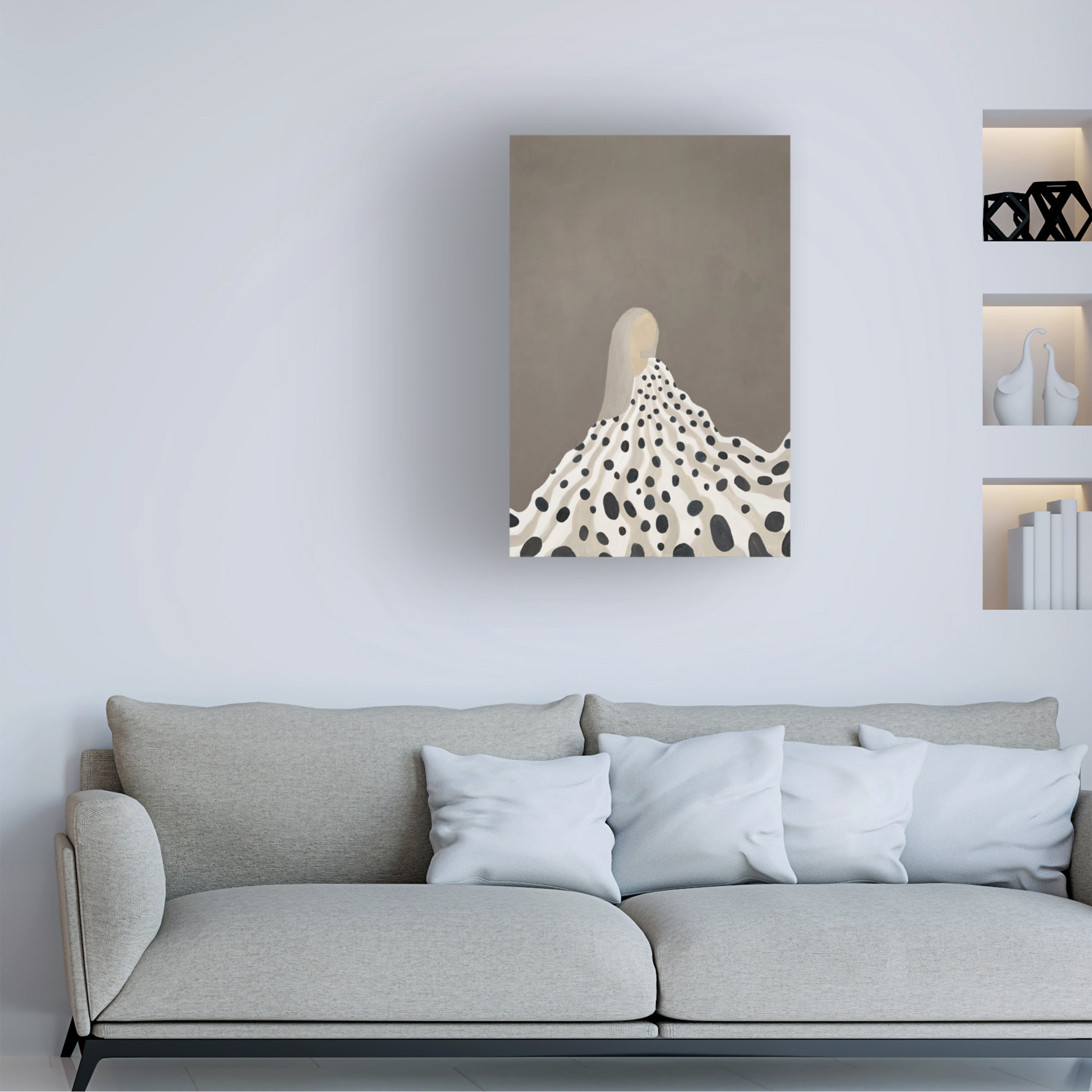 Ebern Designs Bolog Emma Sandgren Dots In Mind Canvas Art | Wayfair