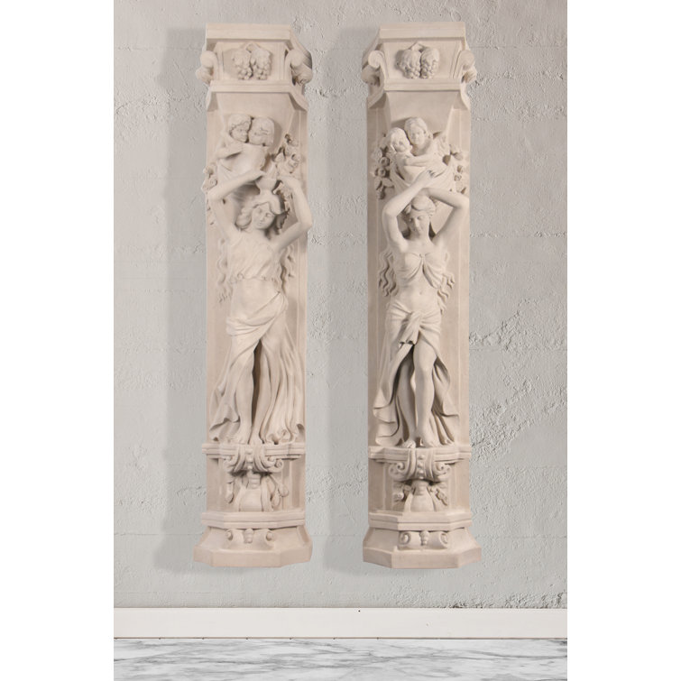 AFD Home Greek & Roman Weather Resistant Fiberstone Garden Statue | Wayfair
