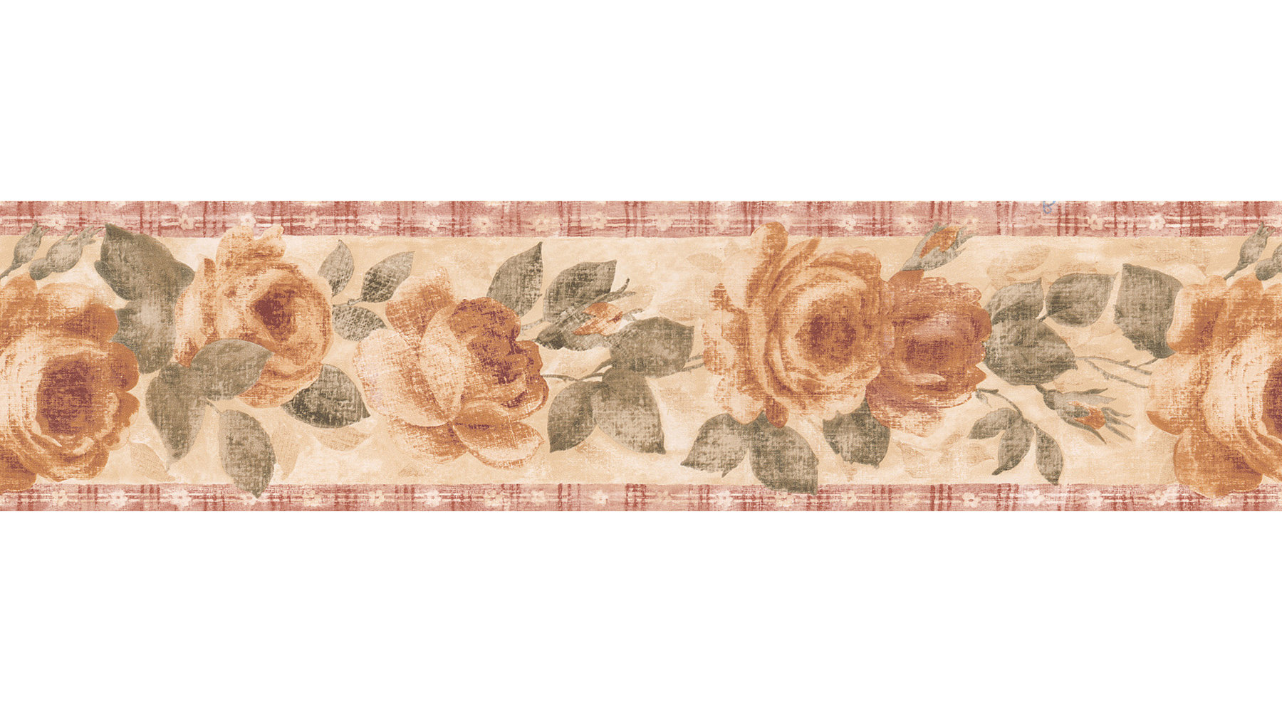 Brewster Home Fashions 15' x 5.13" Country Rose Border Wallpaper | Wayfair