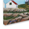 Trademark Fine Art 'Nubble Light House3' Print on Wrapped Canvas | Wayfair