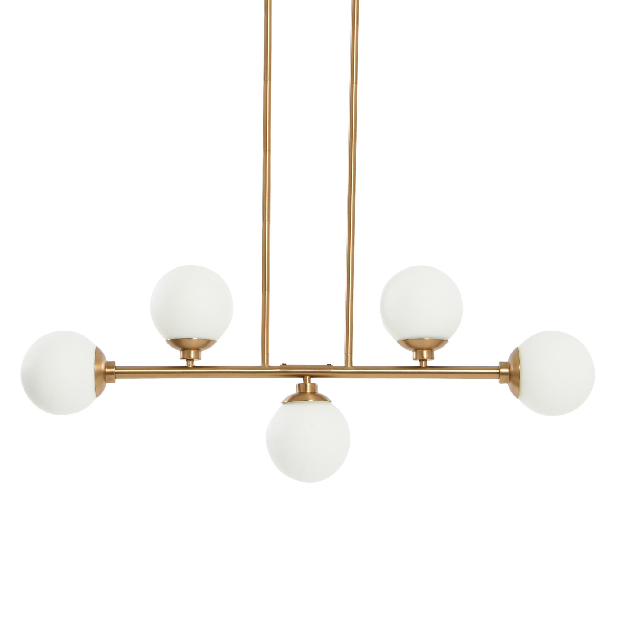 George Oliver Babs Metal 5-Light Chandelier, Matte Black "& Reviews ...