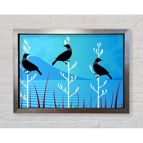 Bright Star Tui Birds - Single Picture Frame Art Prints | Wayfair.co.uk