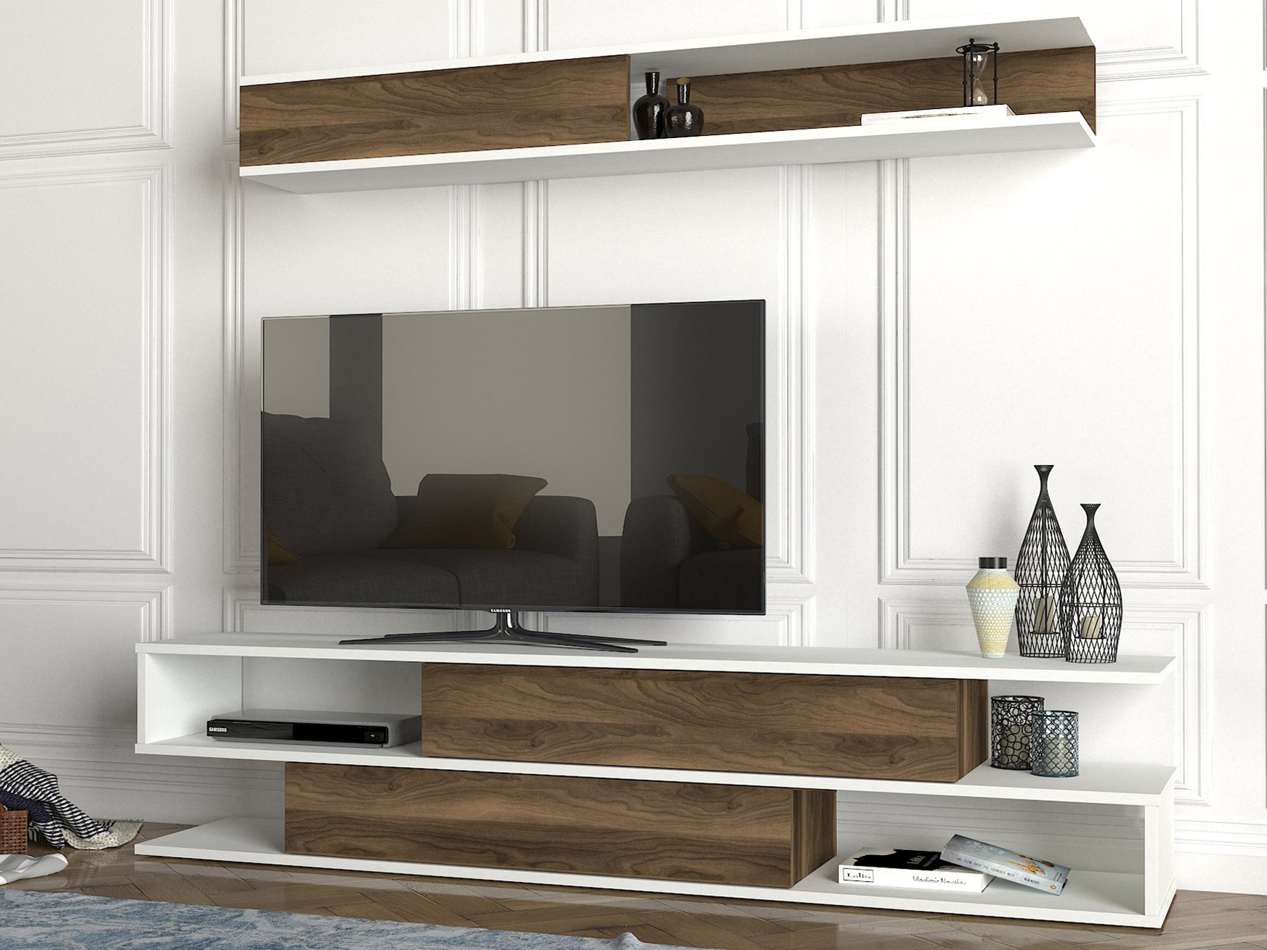 Ivy Bronx Chantalle TV Stand for TVs up to 75" & Reviews - Wayfair Canada