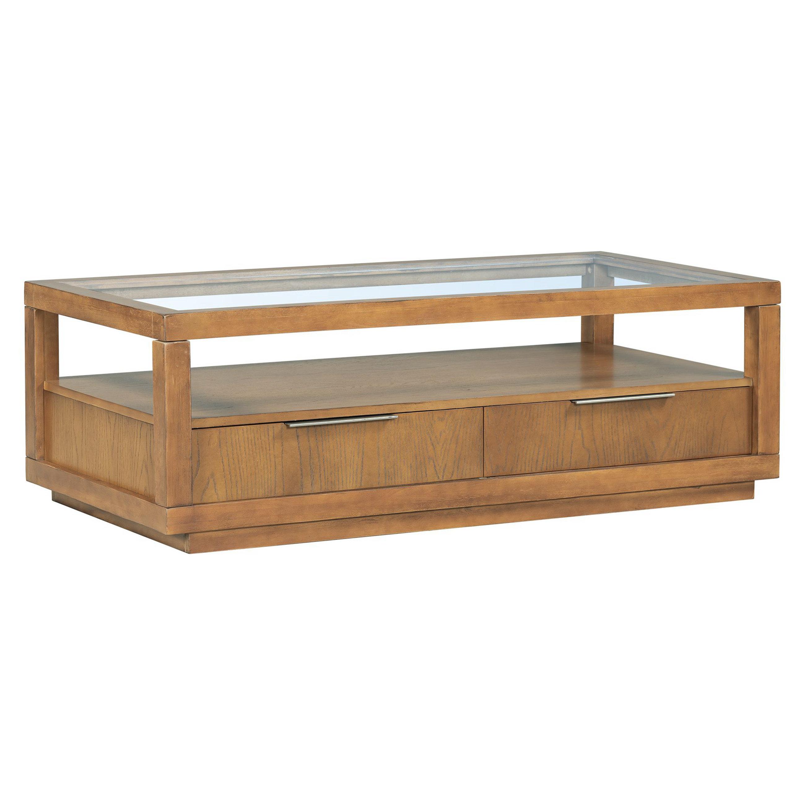 Loon Peak® Laquesha Glass Top Single Coffee Table | Wayfair