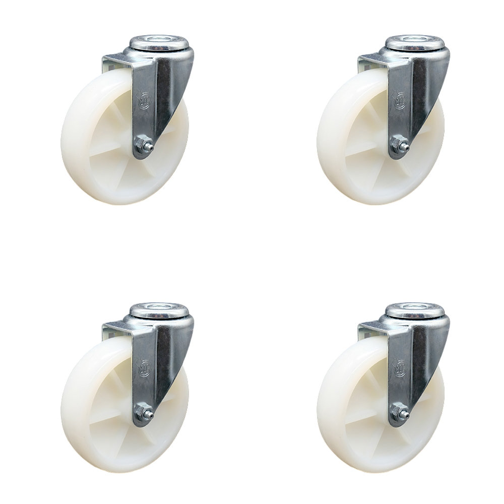 Service Caster Nylon Wheel Swivel Bolt Hole Caster | Wayfair