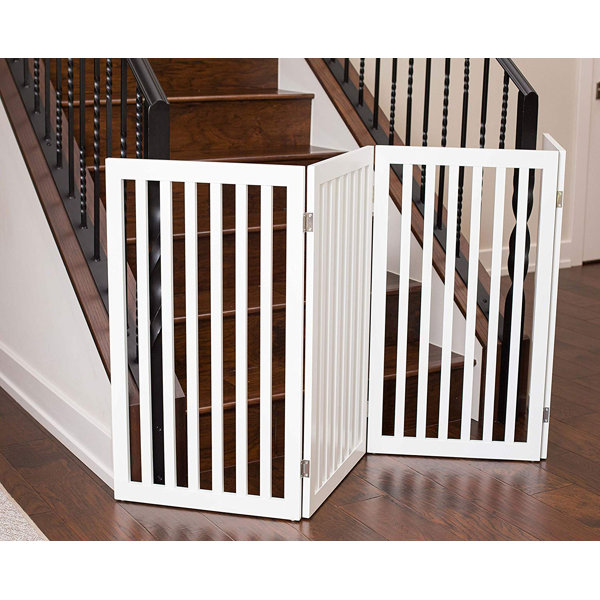 BirdRock Home Free Standing Pet Gate & Reviews | Wayfair