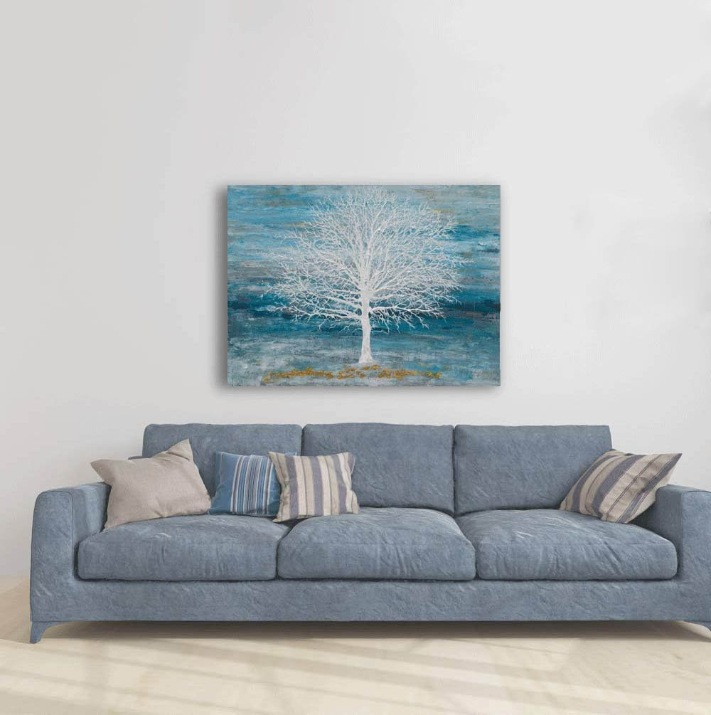 Lark Manor™ Arts Abstract Landscape Canvas Art 3D Tree Paintings With ...
