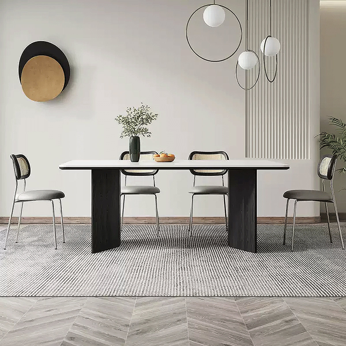 Animoe D Furniture Modern Chic ltalian Solid Wood Dining Table ...