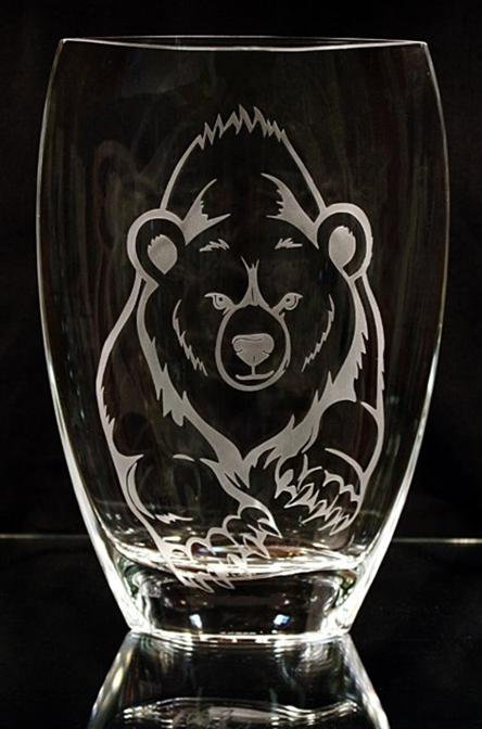 Womar Glass Bear Polish Art Vase | Wayfair
