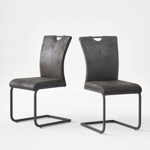 Wrought Studio Jelany Sponge Upholstered Metal Parsons Chair | Wayfair