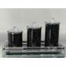 NUBE Rugs Ambrose Exquisite Three Glass Canister And Tray Gift Set ...