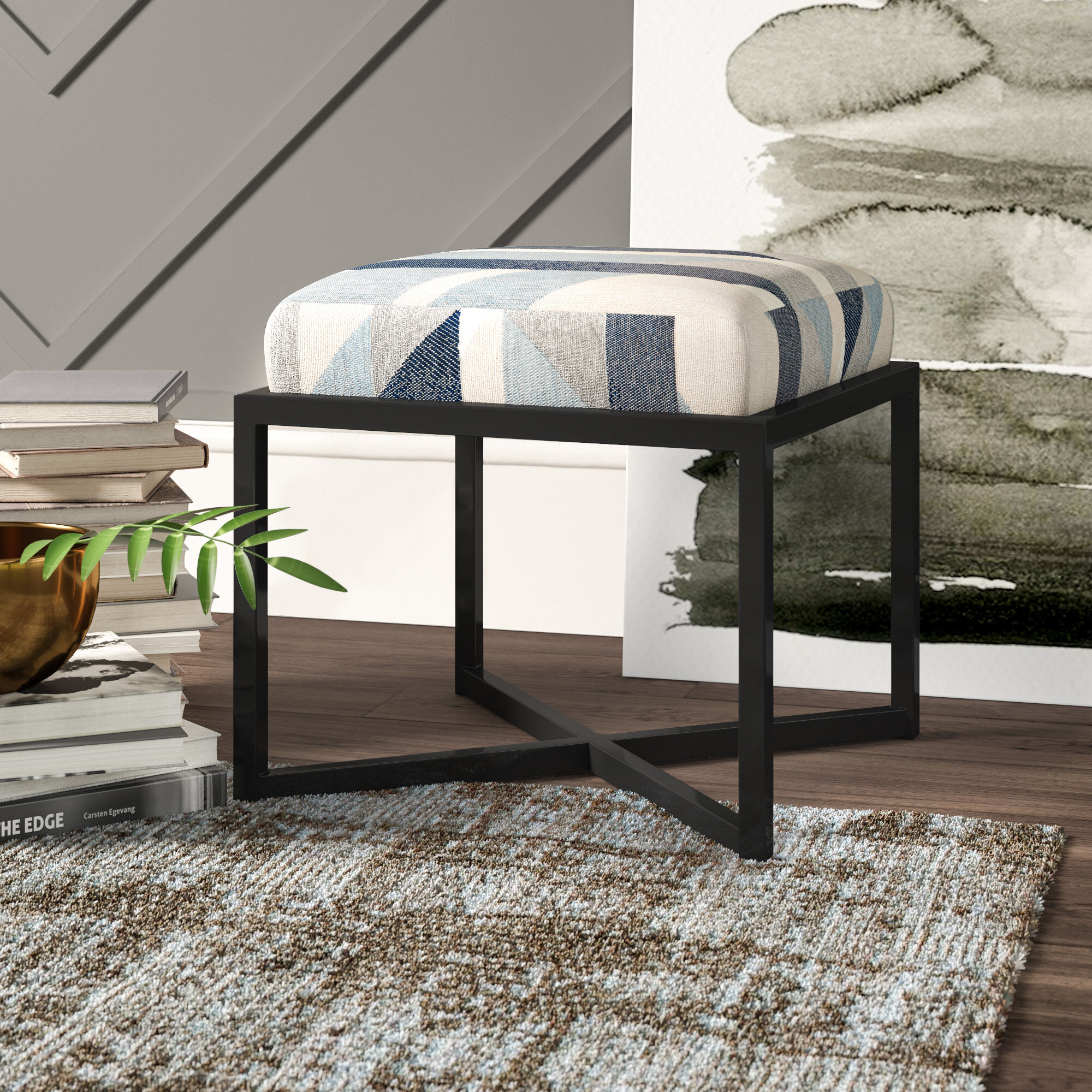 Trent Austin Design® Reppert Iron Accent Stool | Wayfair