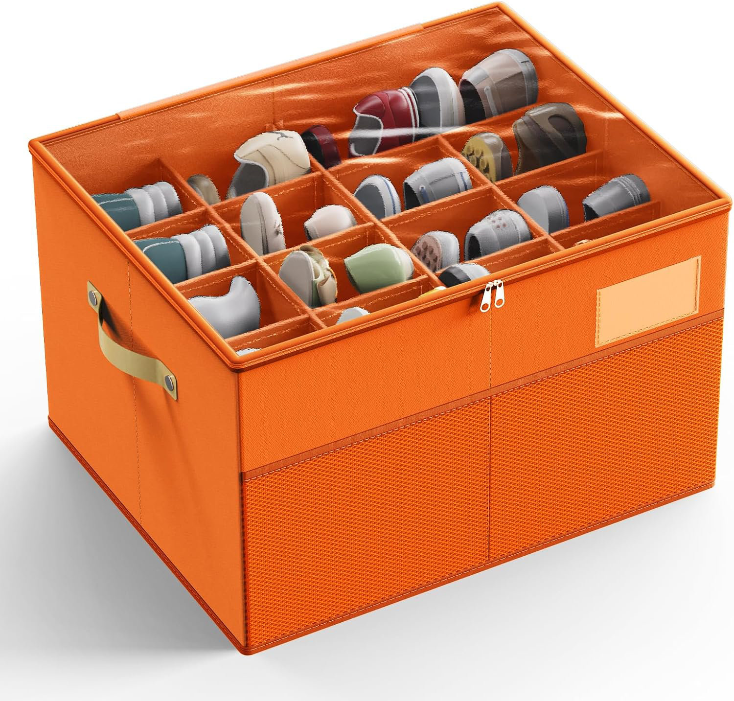 Latitude Run® Shoe Organizer For Closet, Fits Up To 16 Pairs, Large ...