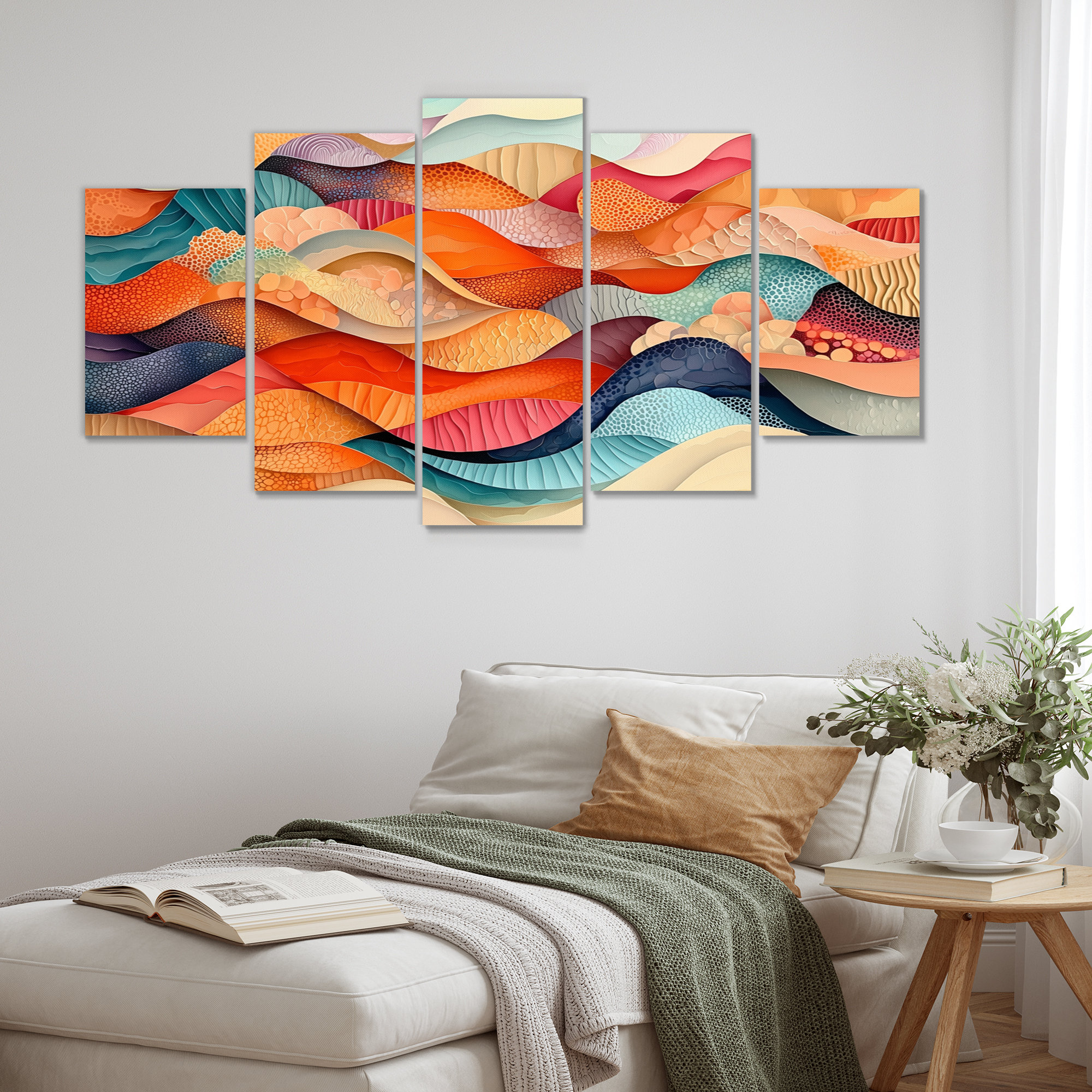 Wrought Studio™ Onorina - Waves Wall Art - Modern Wall Art Set | Wayfair
