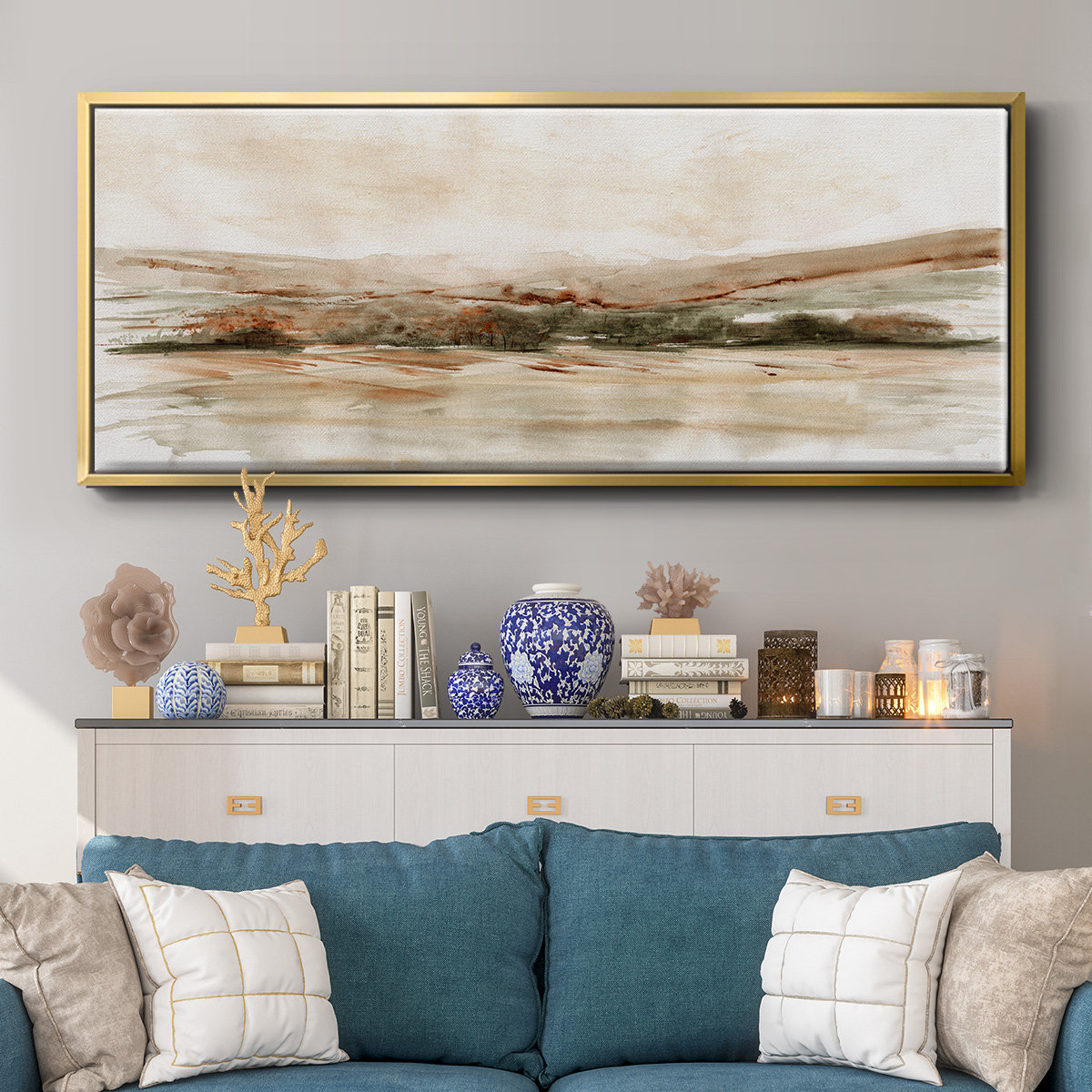 Wexford Home Fall Beech Mountain- Framed Canvas | Wayfair