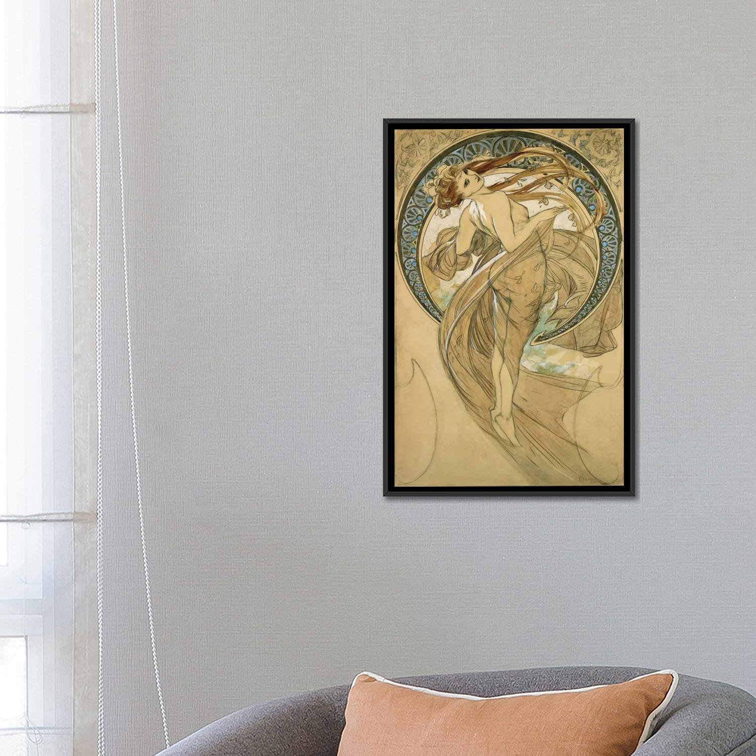 Winston Porter 'Dance' by Alphonse Mucha Painting Print on Canvas | Wayfair
