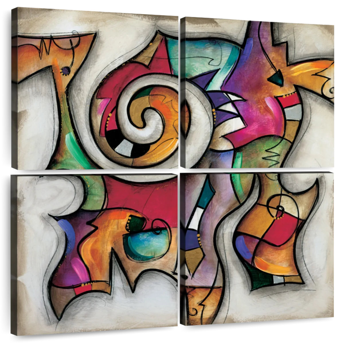 Wade Logan® Swirl II - Wayfair Canada