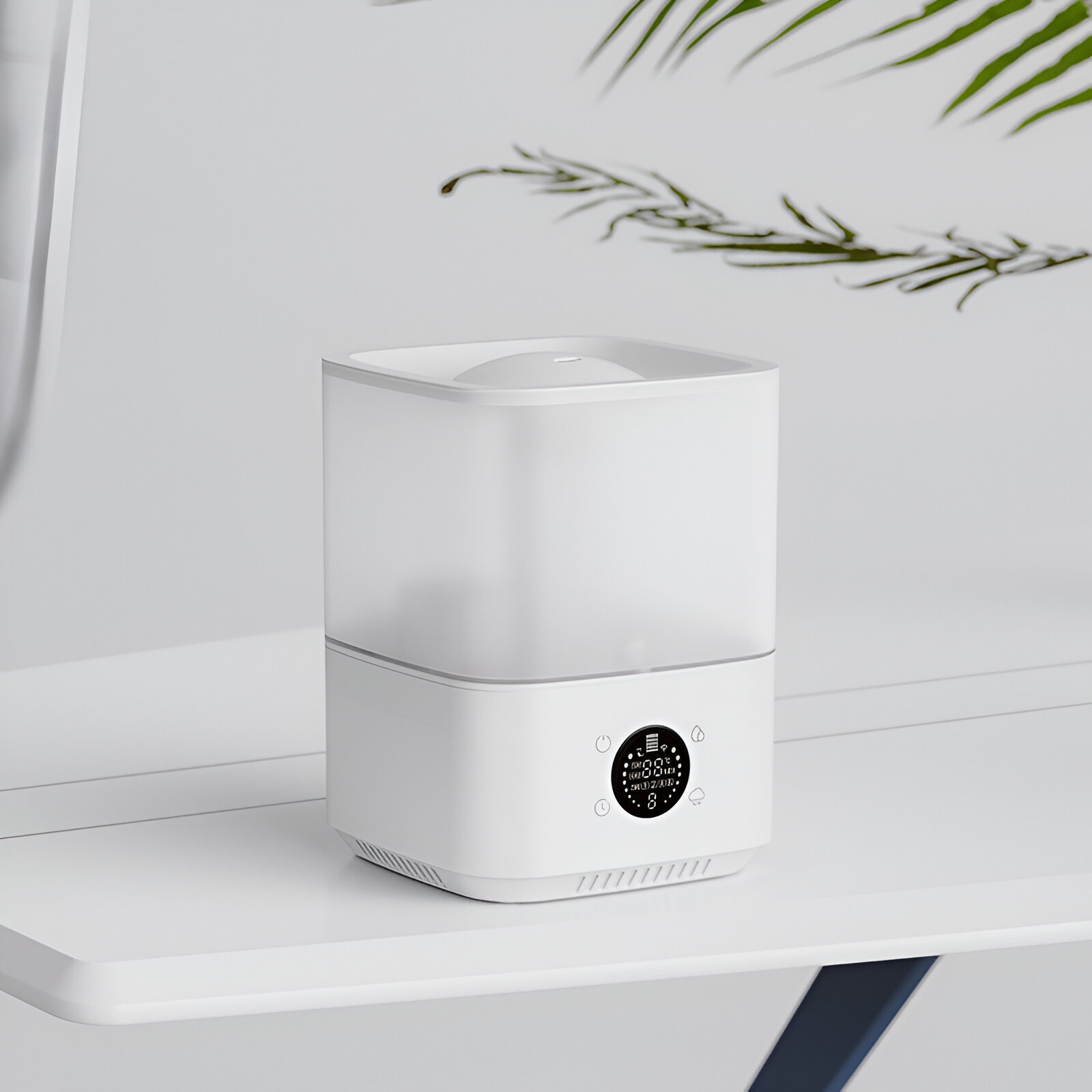 DIUS 0.53 Gallons Humidifier with Adjustable Humidistat for 200 Cubic ...